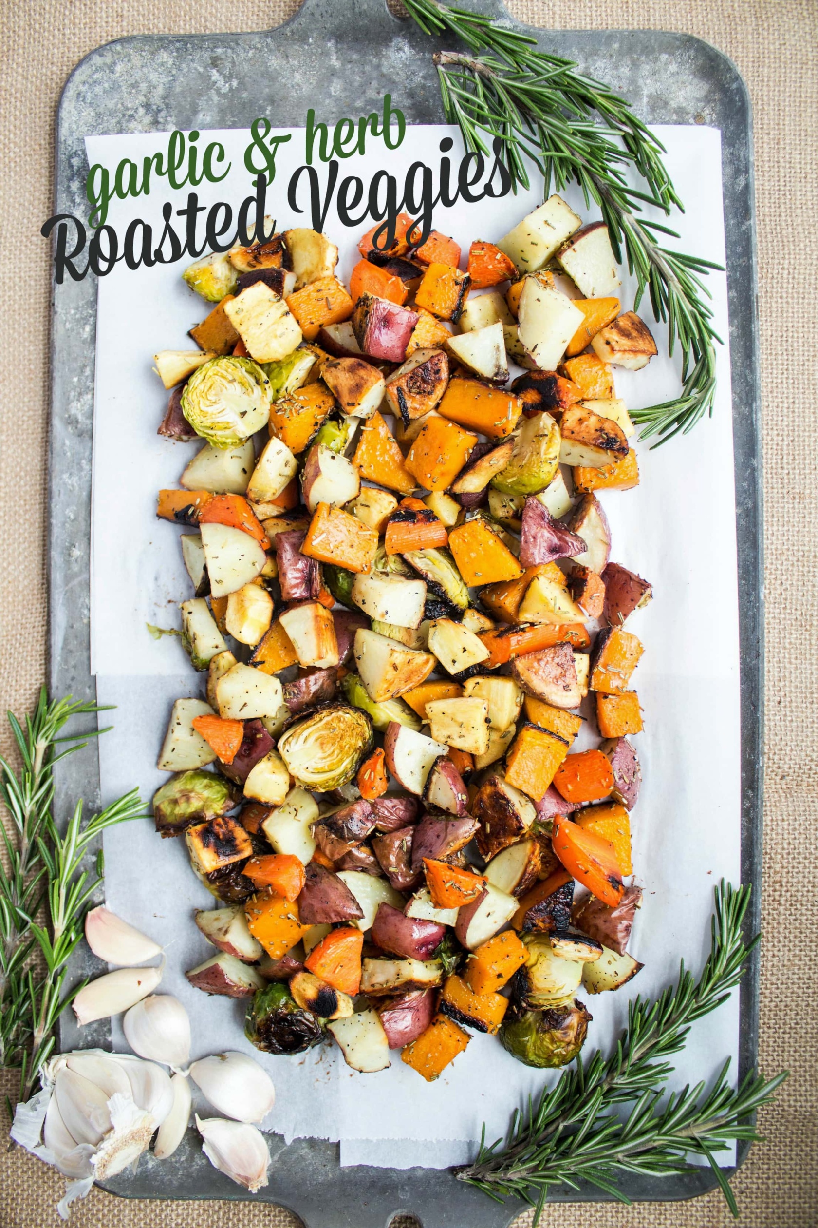 Herb & Garlic Roasted Vegetables - Quick and Easy Side Dish