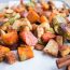 Oven Roasted Vegetables with Maple & Cinnamon - Healthy Side Dish