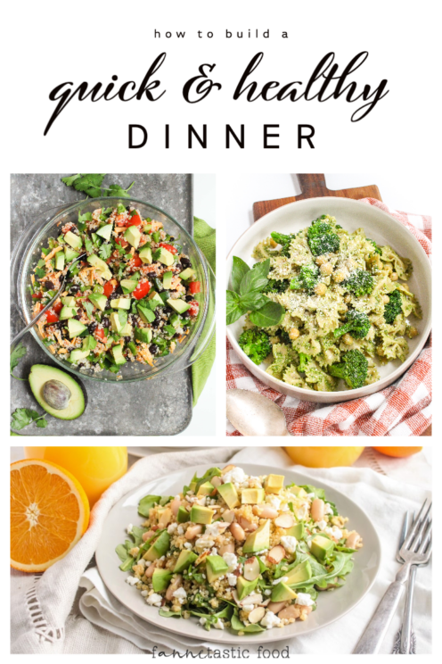 How to Make a Quick Healthy Weeknight Dinner - fANNEtastic food