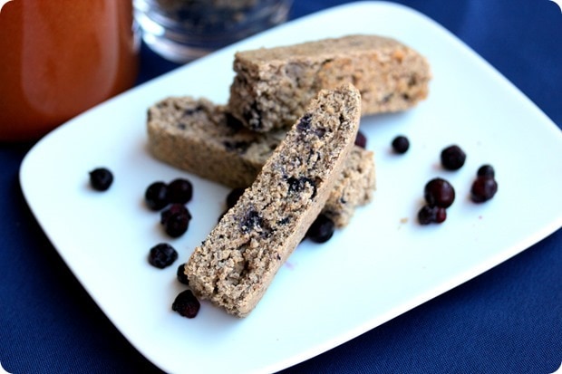 Whole Wheat Wild Blueberry Biscotti - Easy Recipe