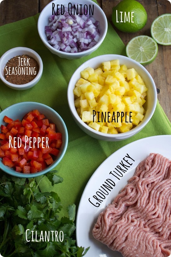 Jamaican Jerk Turkey Burgers With Pineapple Salsa