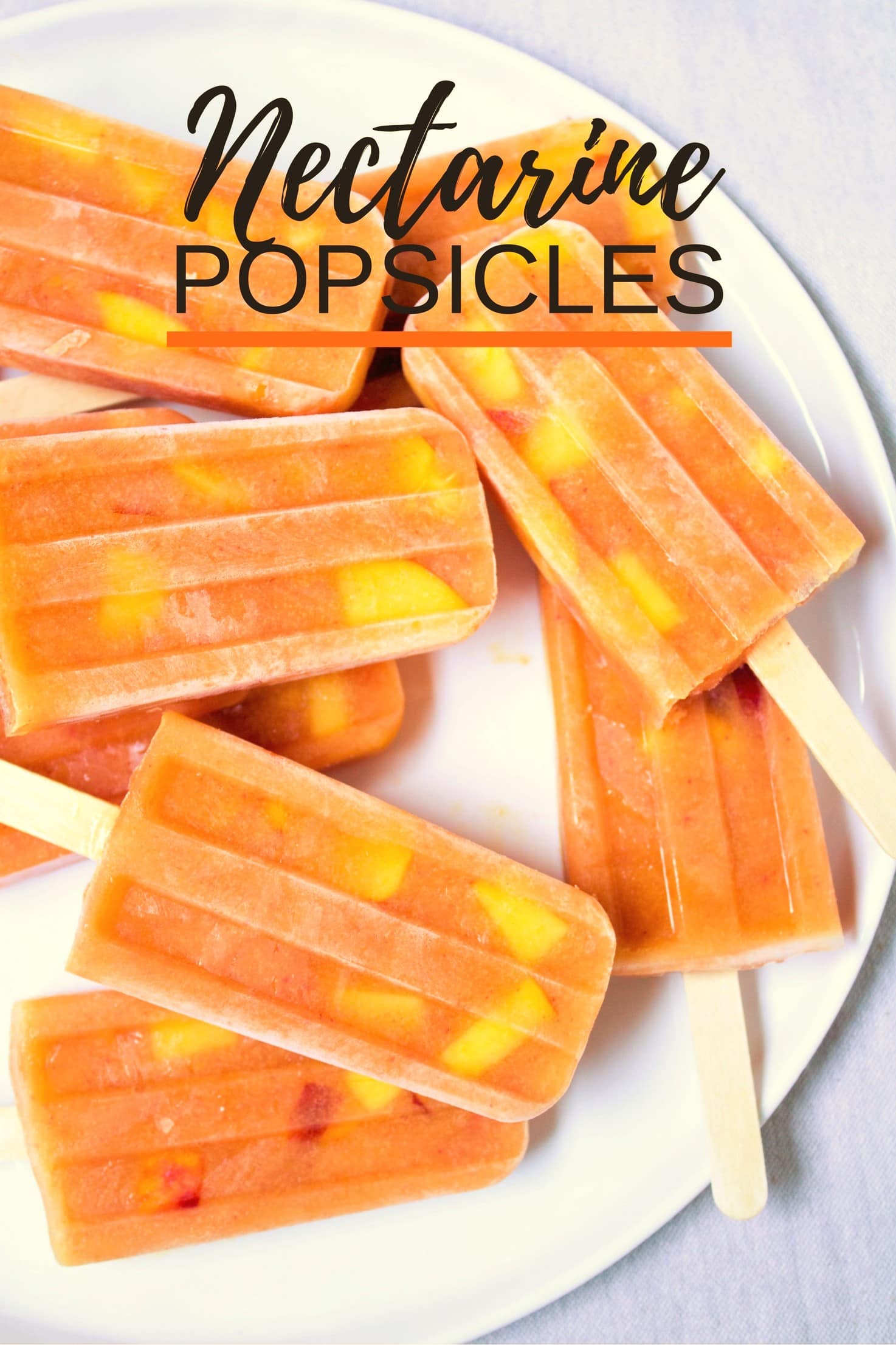 Nectarine Ice Pops Recipe - Easy Summer Dessert
