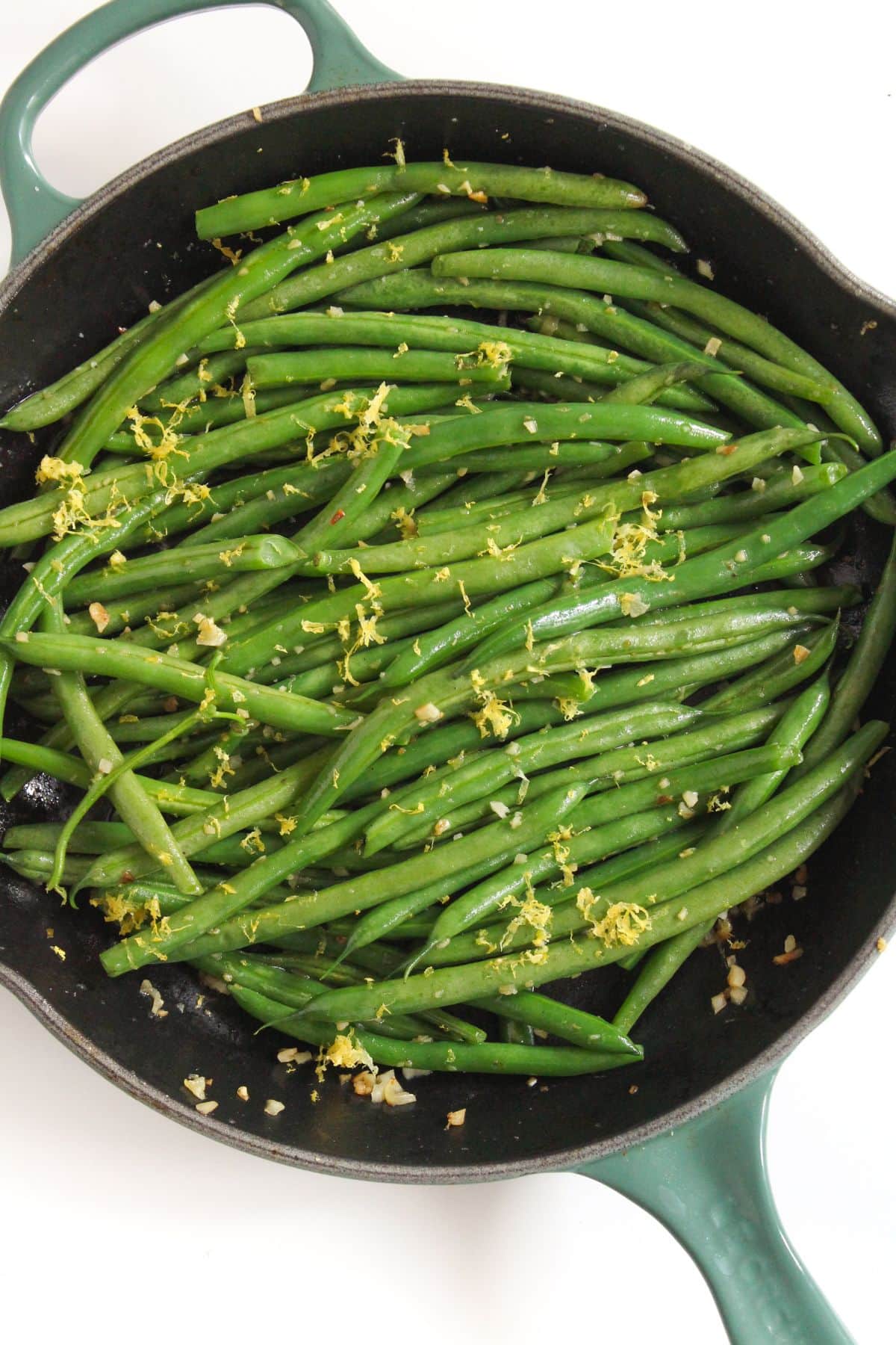 Sauteed String Beans with Garlic & Lemon - fANNEtastic food