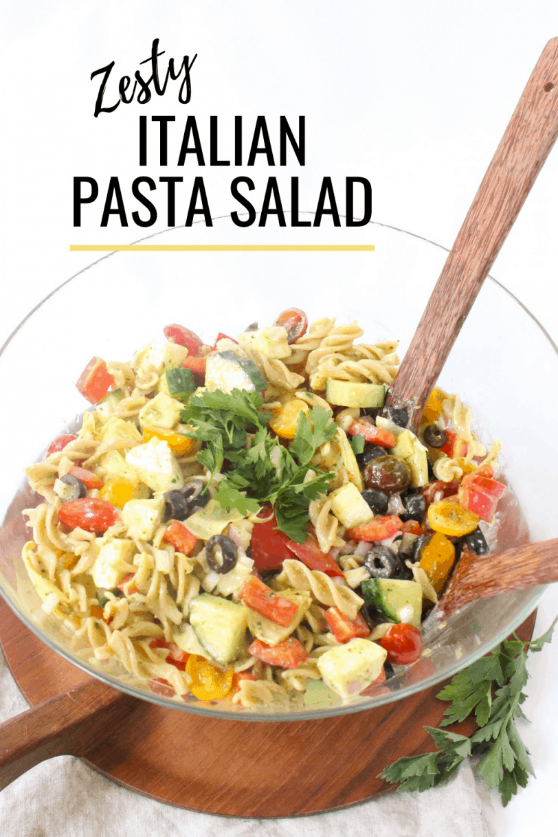 Zesty Italian Pasta Salad Recipe - fANNEtastic food