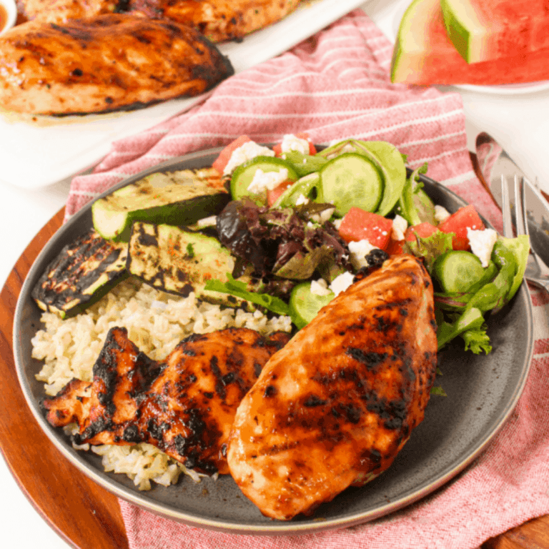 Juicy Grilled Chicken Gyro Wraps with Watermelon Rind Tzatziki