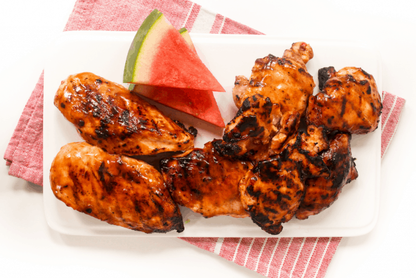 Watermelon Lime Glazed Grilled Chicken with Balsamic (Juicy ...
