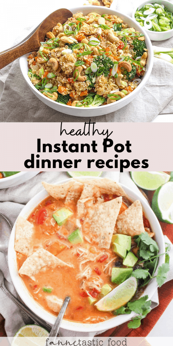 Healthy Instant Pot Recipes - Easy Dinner Ideas | fANNEtastic food