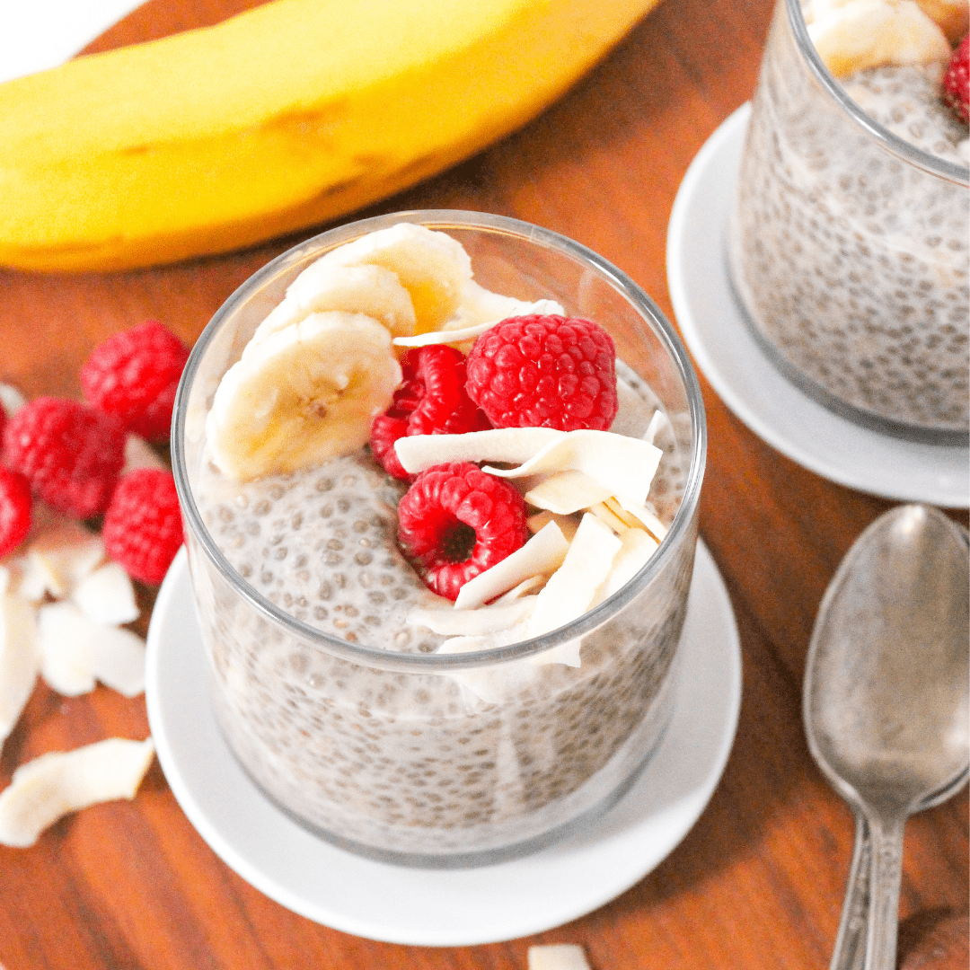 Coconut Banana Chia Pudding (Creamy & Vegan) - fANNEtastic food