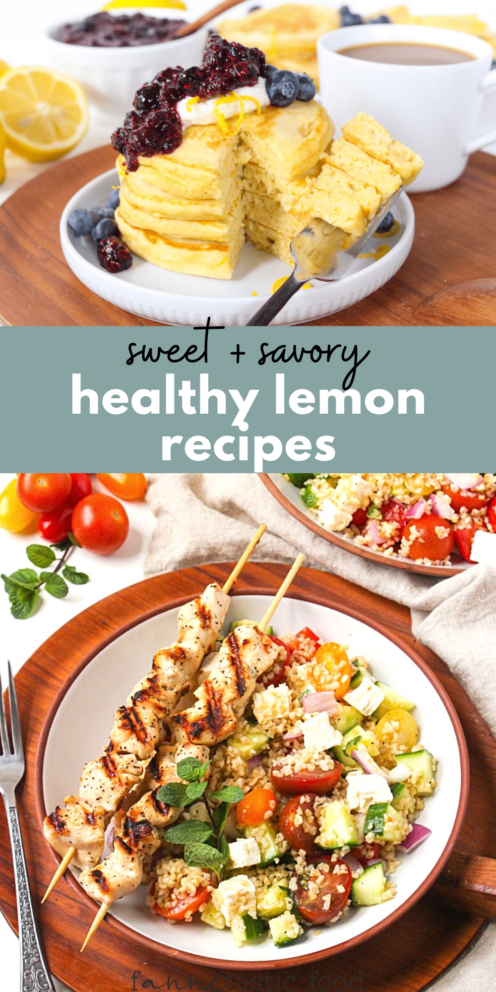 13 Zesty & Healthy Lemon Recipes (Sweet and Savory) (Sweet & Savory ...