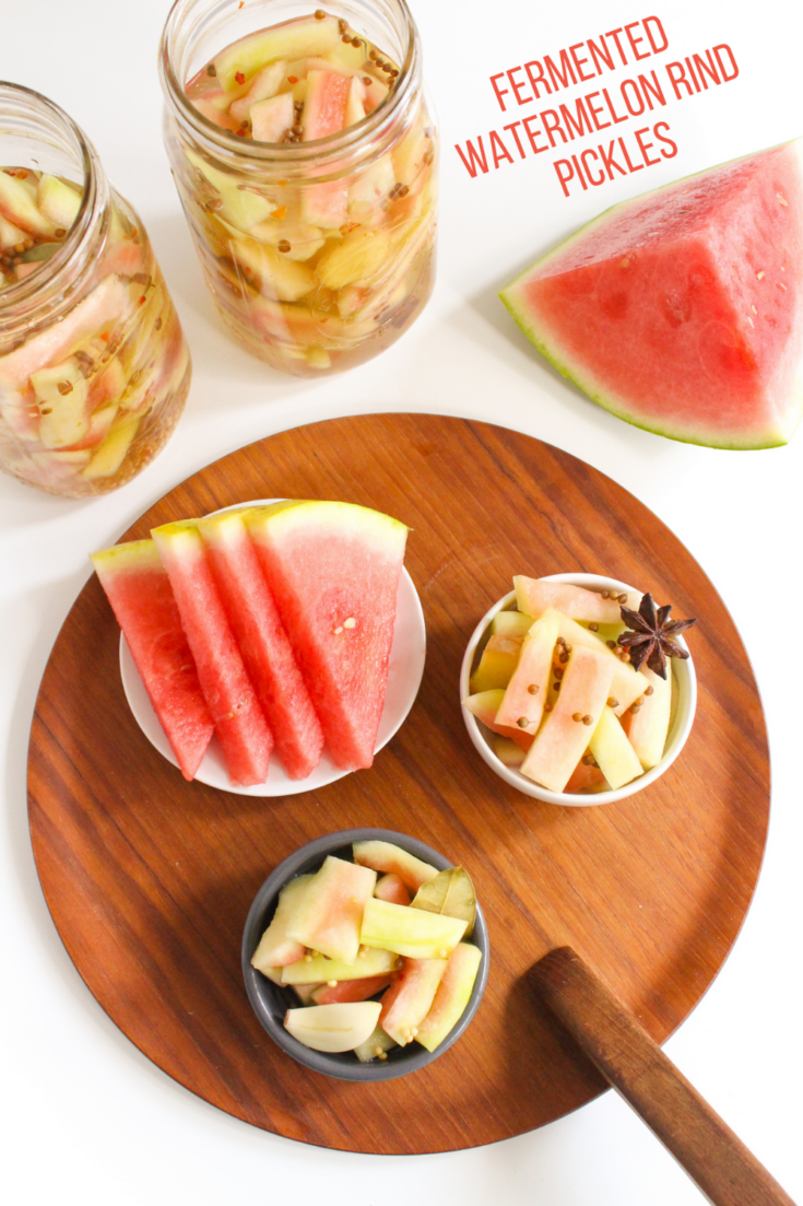 Fermented Watermelon Rind Pickles - fANNEtastic food