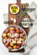 Easy & Crispy Oven Roasted Mini Potatoes (5-Minute Prep) - fANNEtastic food