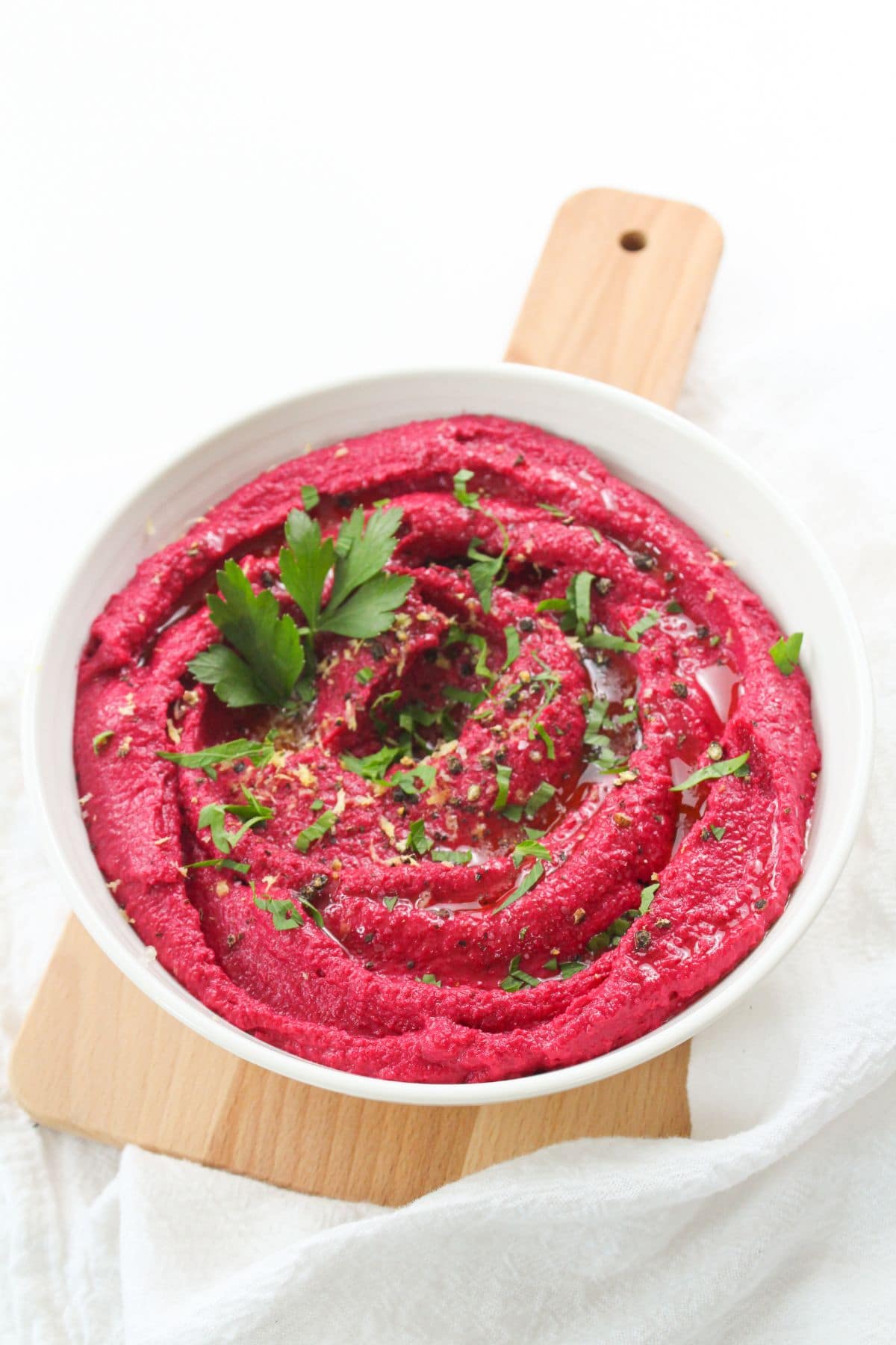 Easy & Creamy Beetroot Hummus with Tahini (Dairy Free) - fANNEtastic food