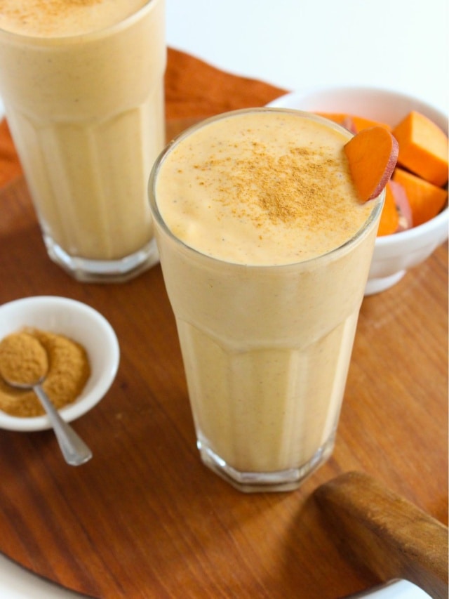 Creamy Sweet Potato Smoothie Recipe - fANNEtastic food