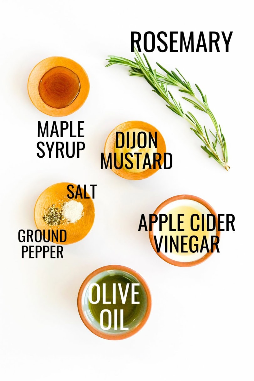 Maple Dijon Dressing with Rosemary & Apple Cider Vinegar - fANNEtastic food